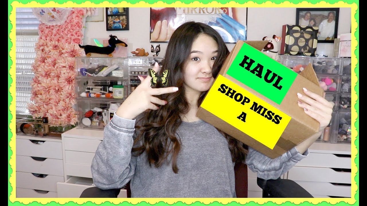 SHOP MISS A HAUL & SURPRISE ****GIVEAWAY Winner STEPHANIE BEDOLLA - YouTube