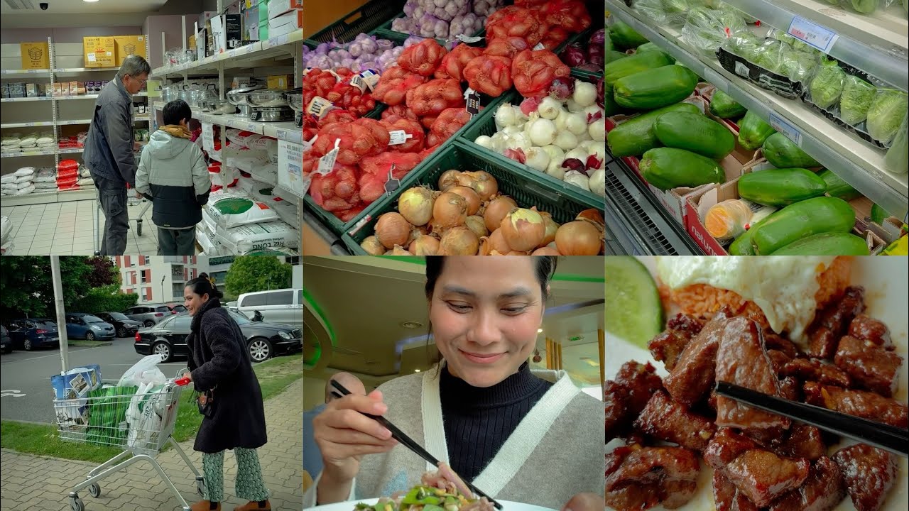 ទៅផ្សារអាសុីទិញគ្រឿងធ្វេីគុយទាវញុំាពូកម្ម៉ង់ហេីយឆ្លៀតទៅញុំាអីនៅក្រៅហ្មង ...