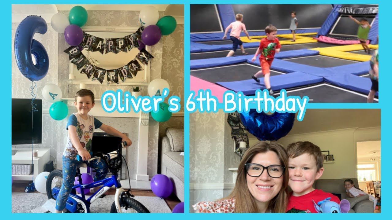Olivers 6th birthday - YouTube