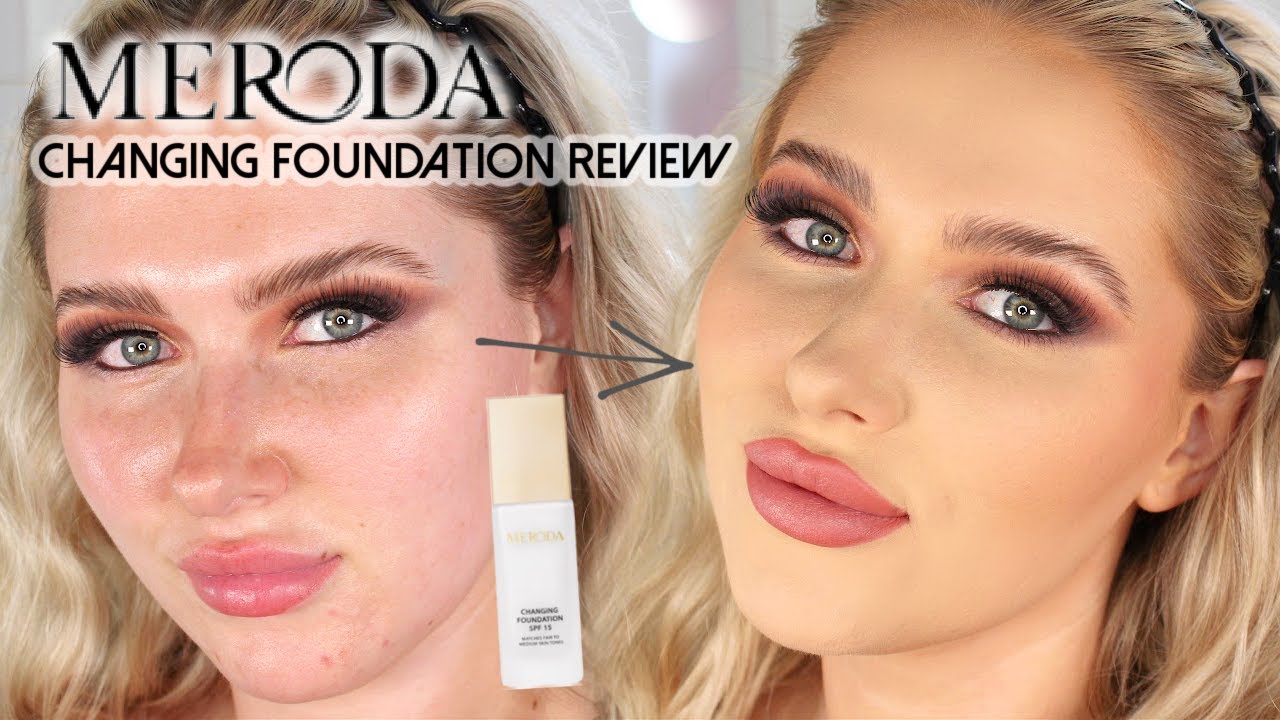 Meroda Changing Foundation Review | Adapts to my skin tone?! - YouTube