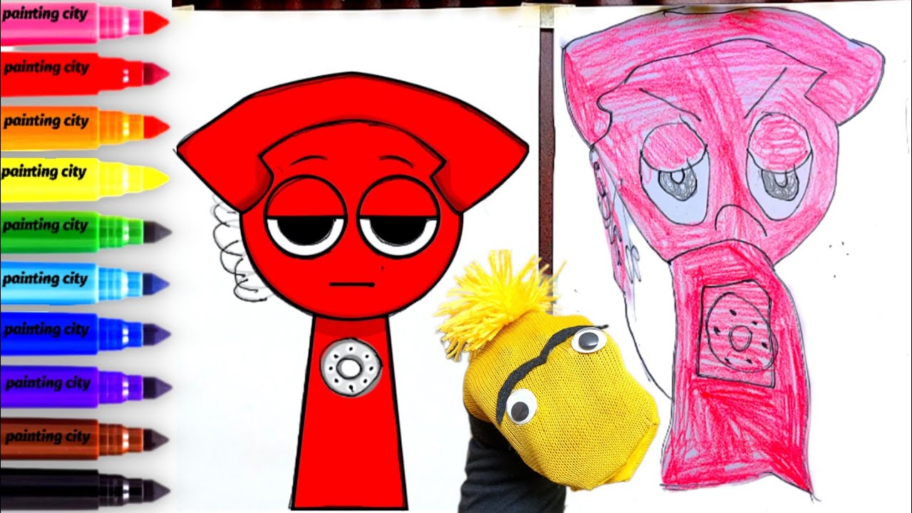 How To Draw TELE from Incredibox Sprunki | Stylized Character Tutorial ...