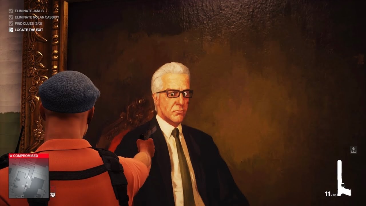 Creepy secret in hitman 2!!! - YouTube