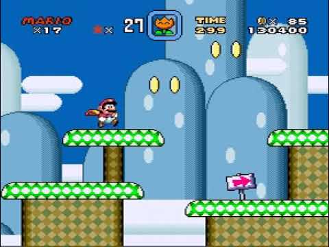 SMW with Levels from NSMB Part 1 - YouTube