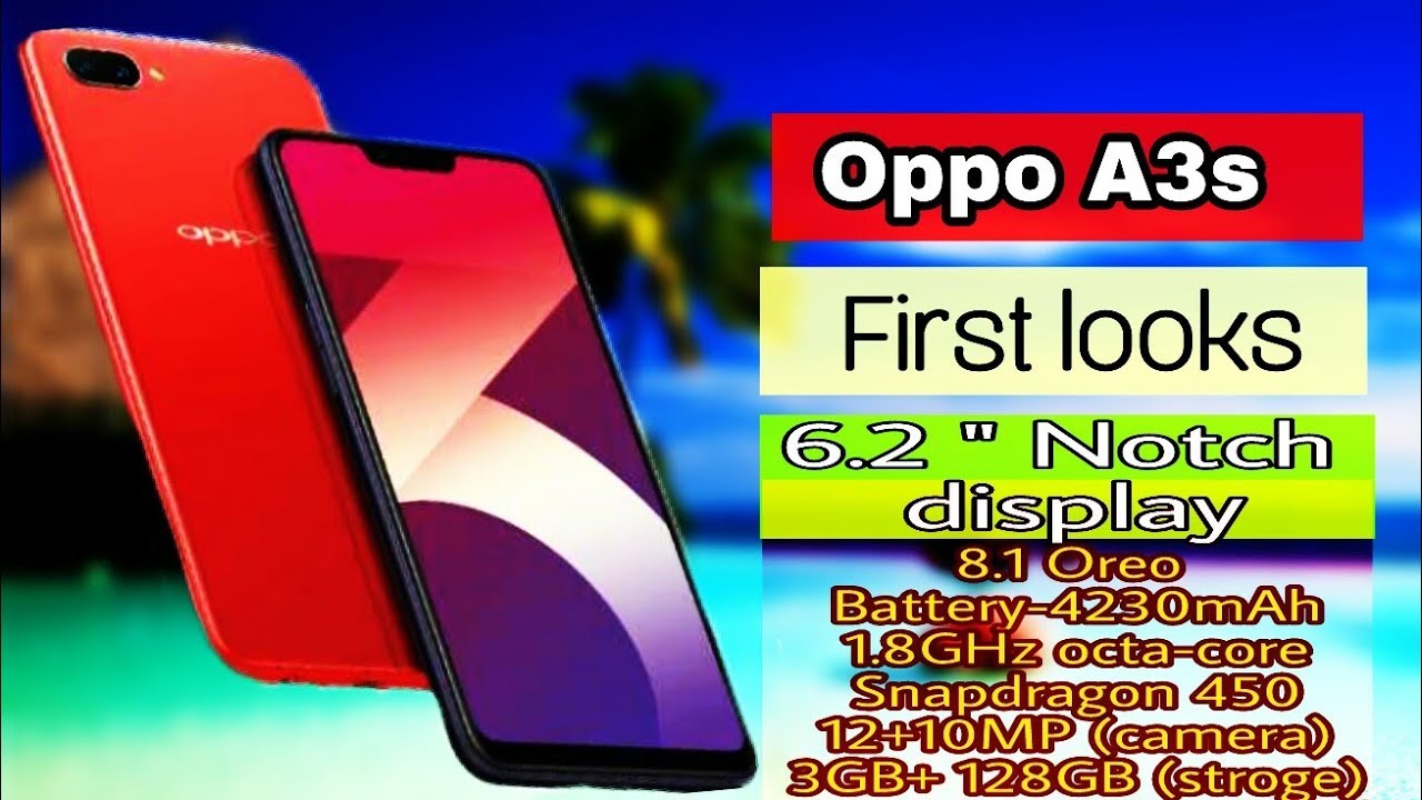 Oppo A3s Hands On..review - YouTube