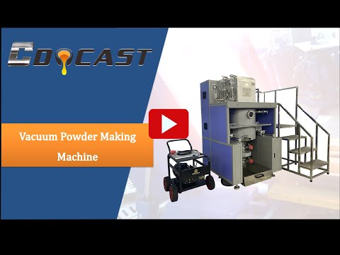 How to make steel iron copper alloy powder- vacuum powder making machine-water/Gas atomization