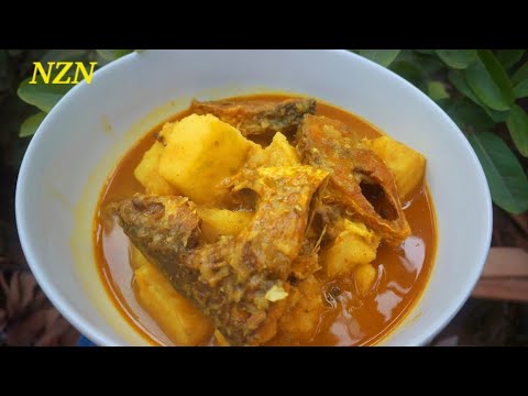 সুস্বাদু আর মজাদার মেটে আলু দিয়ে ইলিশ মাছের ঝোল || মাটির নিচের গজ আলু ...