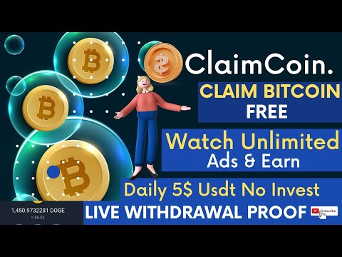 Earn From New Site Watching Adds | ClaimCoin.in Live Payout, - YouTube
