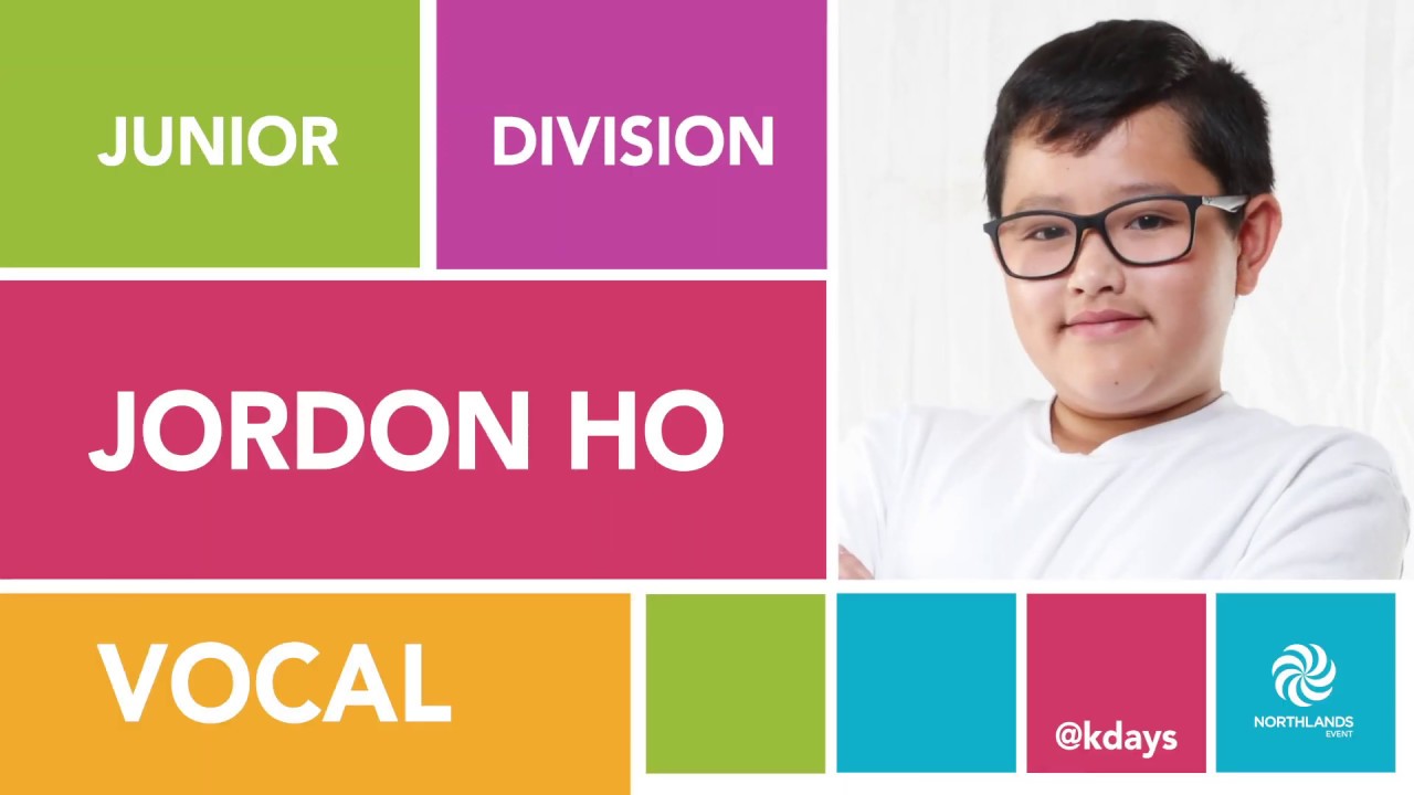 Jordon Ho - K-Days Talent Search - Junior Category Winner 2019 - YouTube