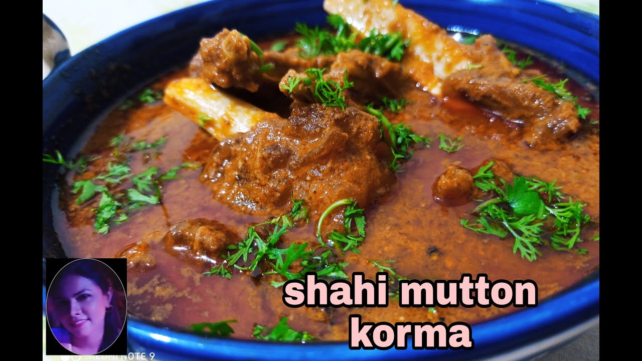 shahi mutton korma , how to make shahi mutton korma, korma - YouTube
