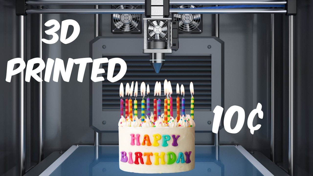 3d printed party favors for my kids' birthdays - YouTube