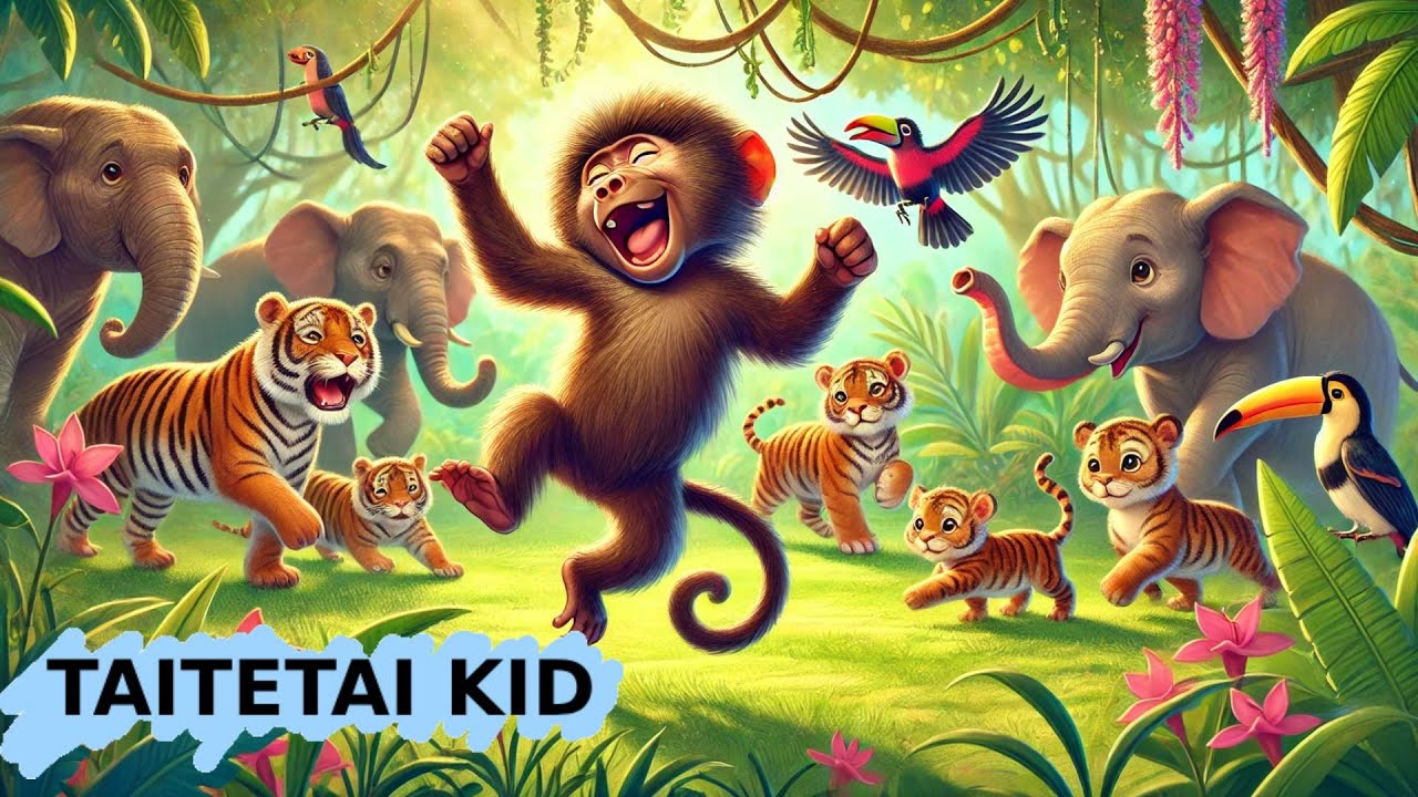 Baby Baboon Boogie - Fun Animated Music Video for Kids - Children's ...