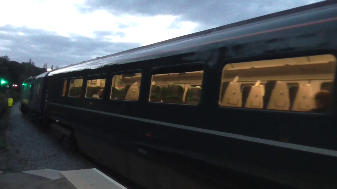 GWR HST no's: 43030-43005 @ Bath Spa {1C24} 03/10/2017. - YouTube