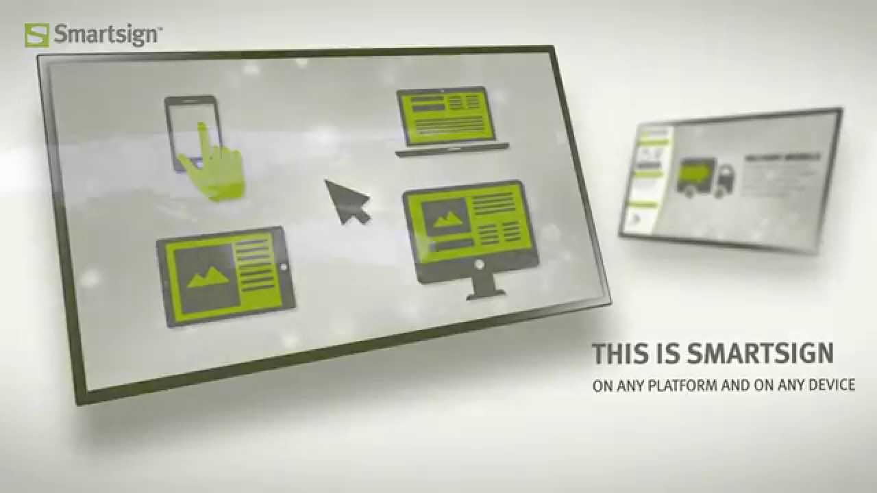 Smartsign Manager 47 sec pitch - Solution for Digital Signage and Omni ...