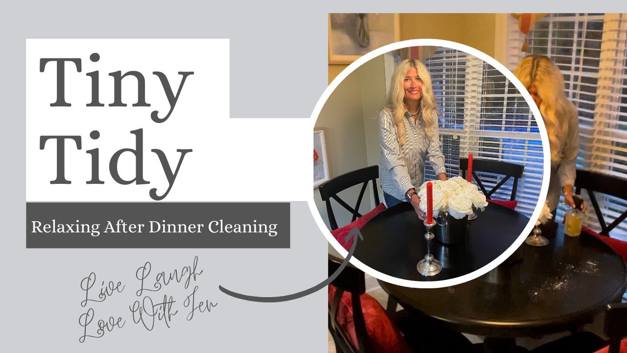 Enjoy a Calming Evening Routine: Kitchen Cleaning Edition | TINY TIDY ...