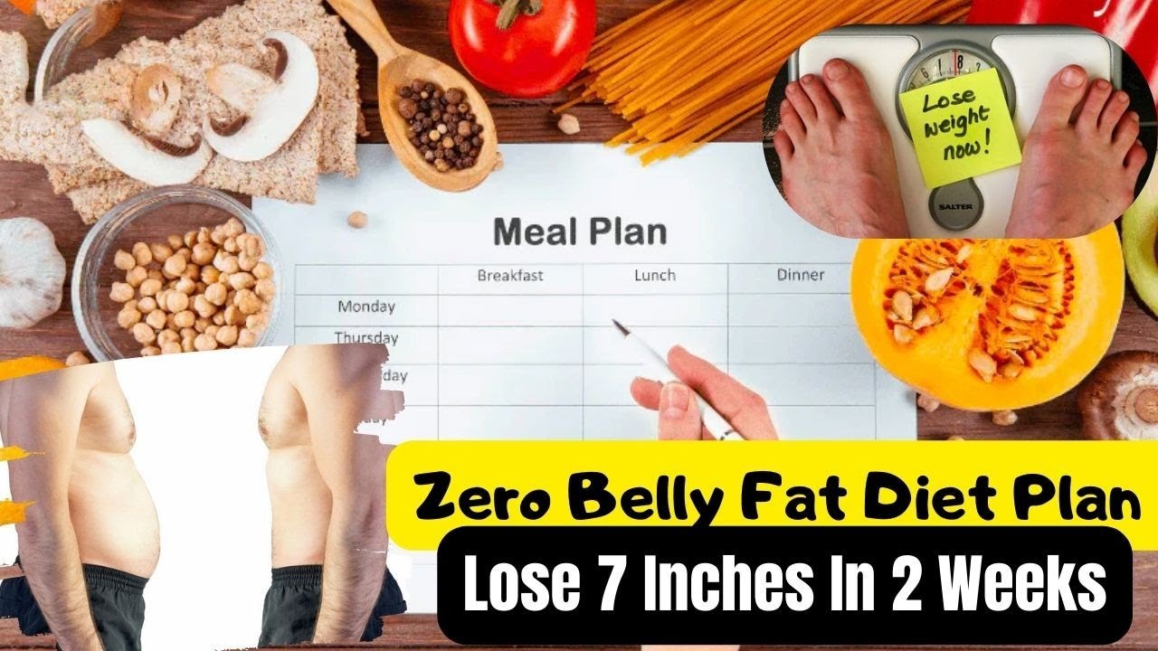 Zero Belly Fat Diet Plan - Lose 7 Inches In 2 Weeks | Burn Body Fat ...