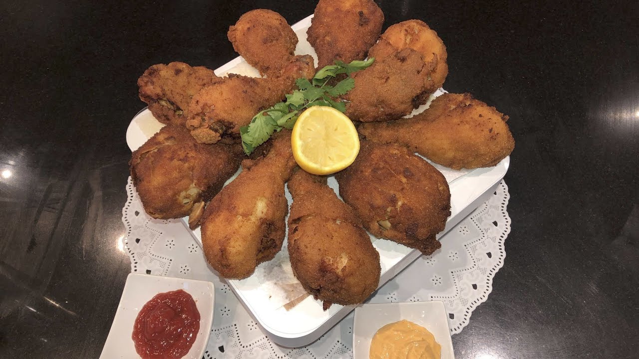How to make Crunchy fried chicken// Hoe maak je krokante kip - YouTube