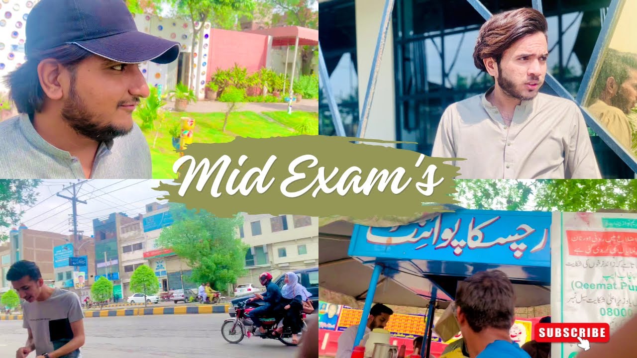 Mid Exam's Vlog 😉 || Sir Na To Aj Dara Diya 😍 || GCUF || Asad Mehmood ...