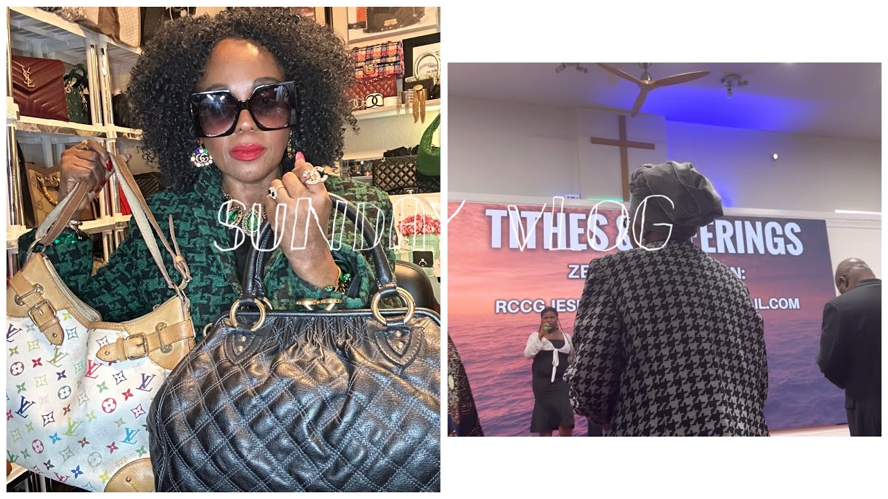 Sunday Vlog: GRWM/Church/Starbucks/Showcasing My Marc Jacob’s Reedition ...