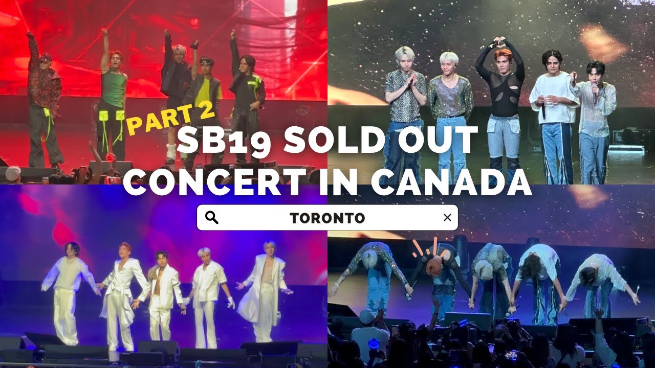 SB19's Sold Out Concert in Canada - Pagtatag World Tour - Part 2 - YouTube