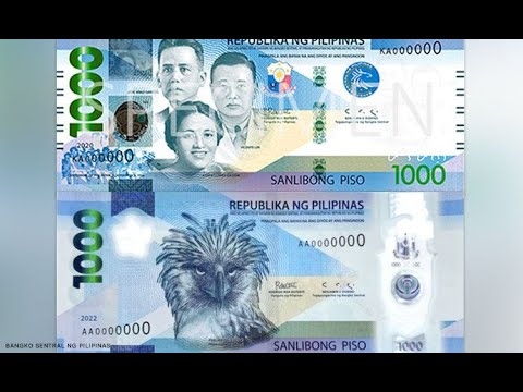 BAGONG 1000 PESO BILL BANKNOTE NILABAS NA.#1000pisobill # ...