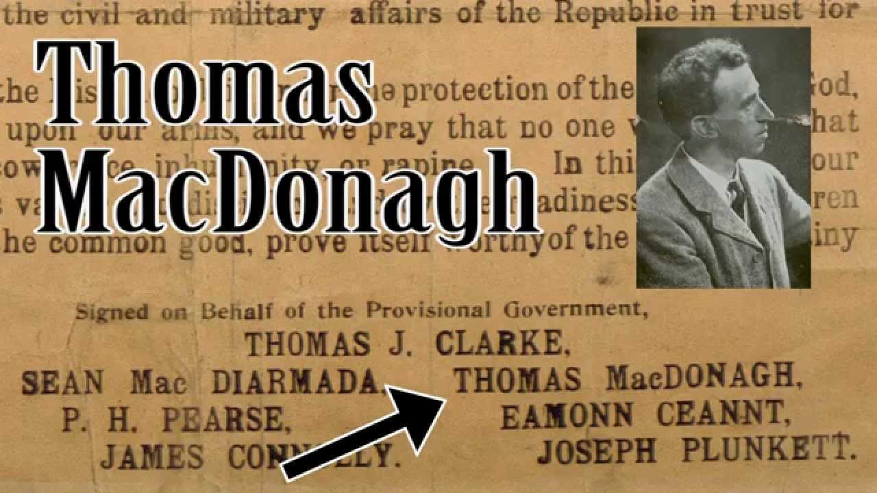 The Seven Signatories: Thomas MacDonagh - YouTube