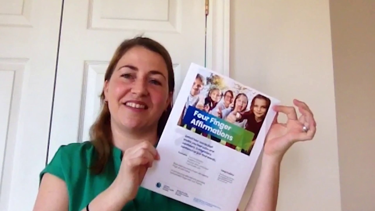 Four Finger Affirmations - YouTube