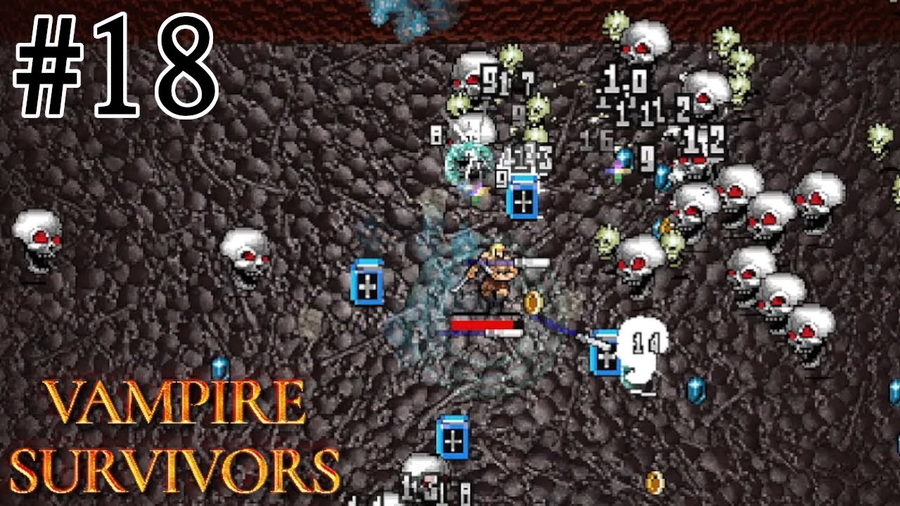 第二のチャレンジステージ『The Bone Zone』攻略！ ～ Vampire Survivors #18 - YouTube