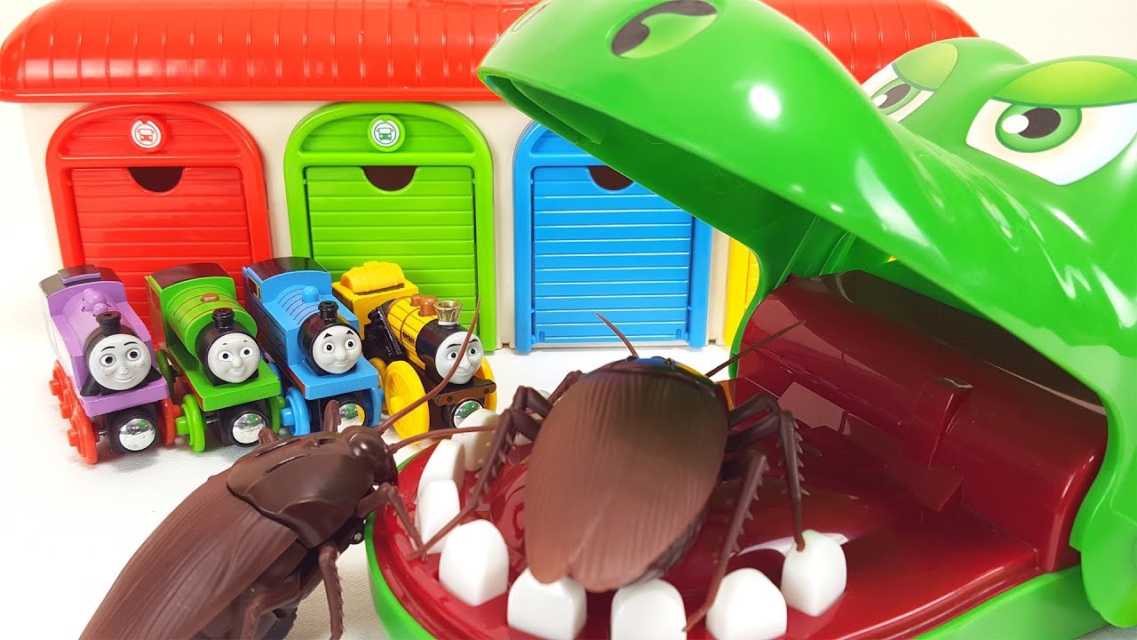 Tayo the little bus Toy Cockroach insect Funny Story Thomas and Friend ...