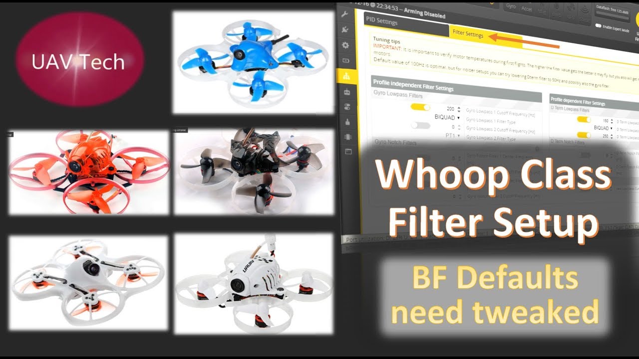 Whoop Class Filter Setup - YouTube