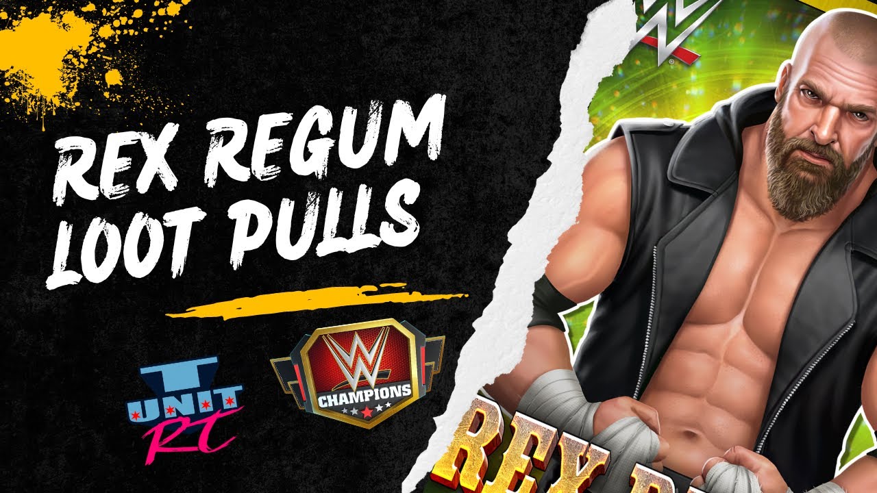 Rex Regum Loot-T Unit-WWE Champions - YouTube