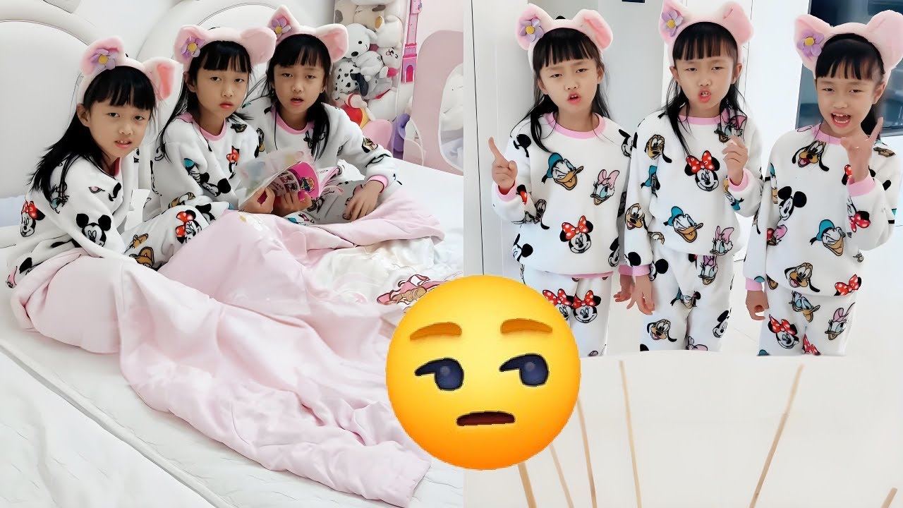 I was caught by the triplets again, where should I hide next time - YouTube