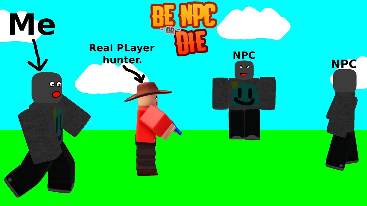 I became an NPC to SURVIVE! (Roblox) - YouTube