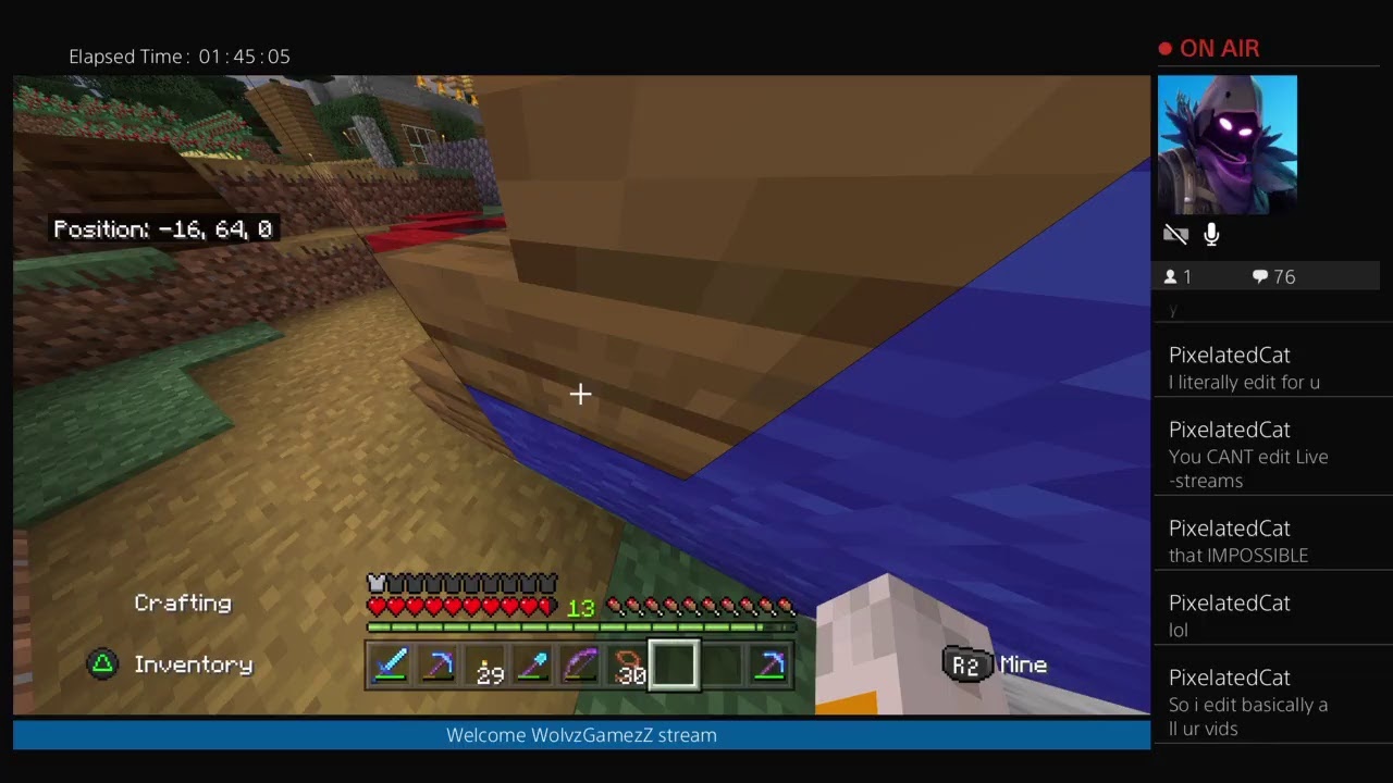 Minecraft chatting 2 w friends - YouTube