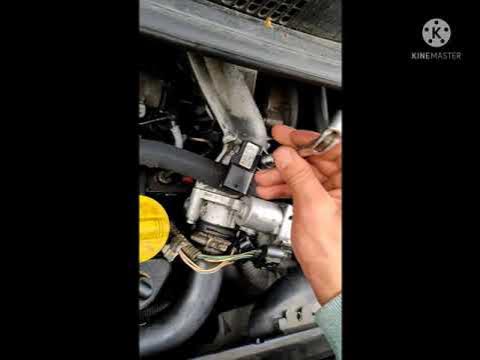 changer capteur pression turbo Renault Scenic 2 moteur 1.9 dci 130 CV - YouTube