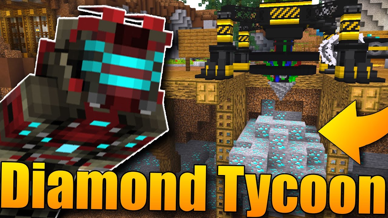 STAVÍM SI SVOJÍ TOVÁRNU NA DIAMANTY!😱🔥 Minecraft Diamond Tycoon #1 ...