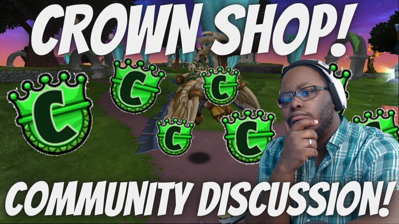 The Crown Shop Problem - Wizard101 Community Discussion - YouTube