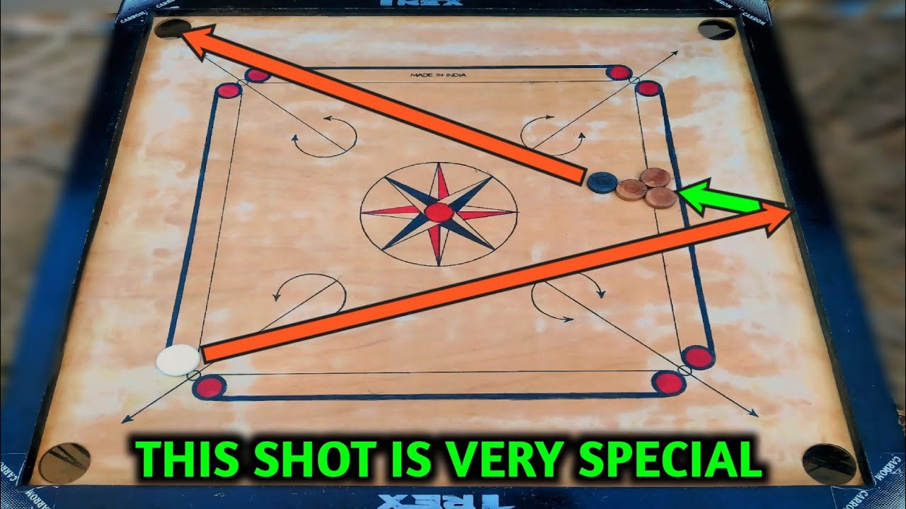 🤩top 5 special turning shot with spin grip in carrom||carrom sangam ...
