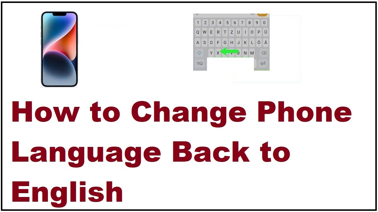 How to Change Phone Language Back to English From Any Language - YouTube
