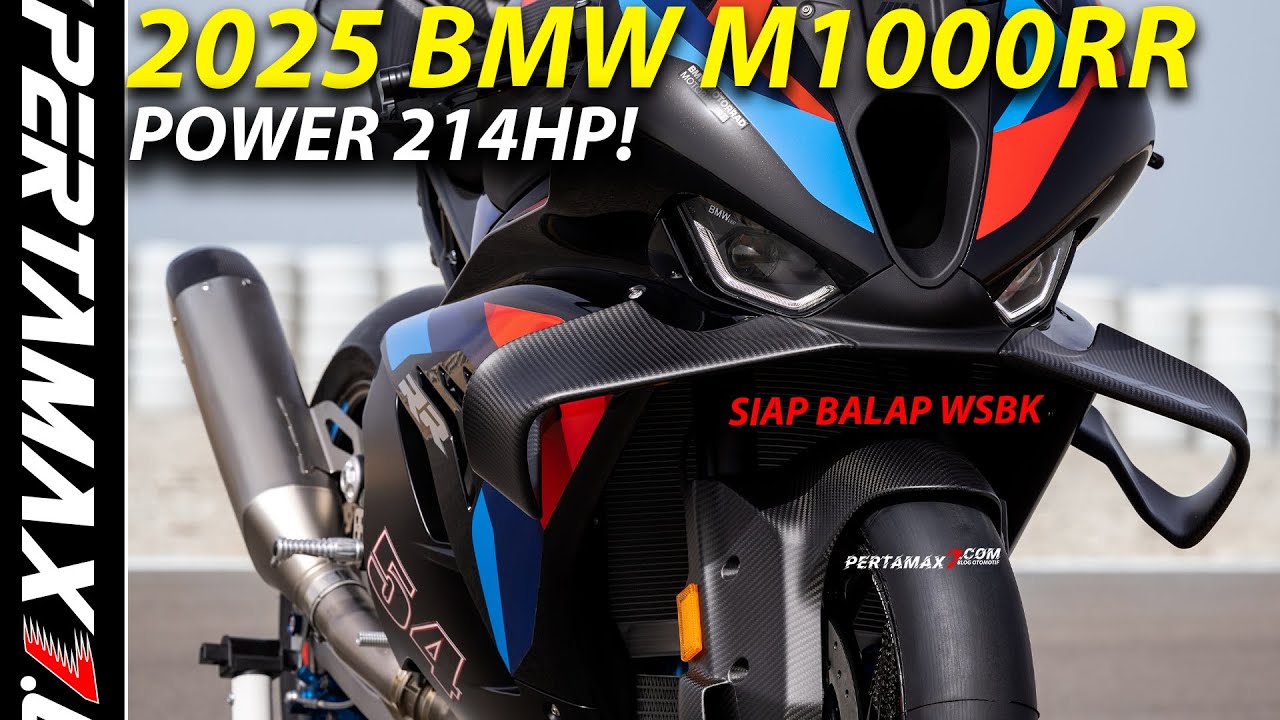 Ubahan BMW M1000RR 2025 Moge Balap WSBK Toprak Razgatlioglu Power 214HP ...