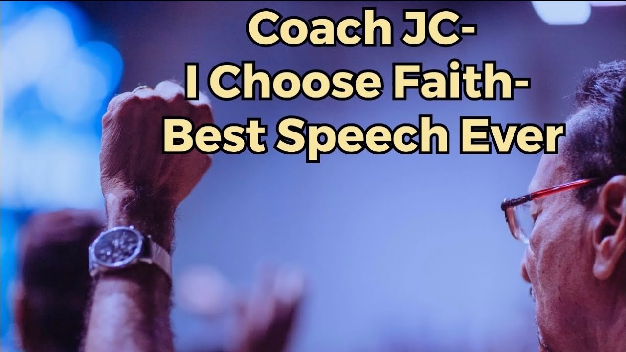 Coach JC I Choose Faith Speech #motivational #viral #usa #mindfulness # ...