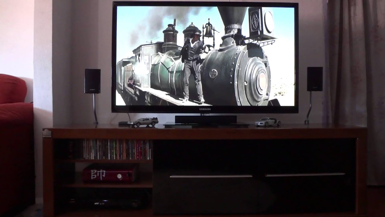 Testando o Home Theater Sony STR KS360 - Filme BluRay - O Cavaleiro ...