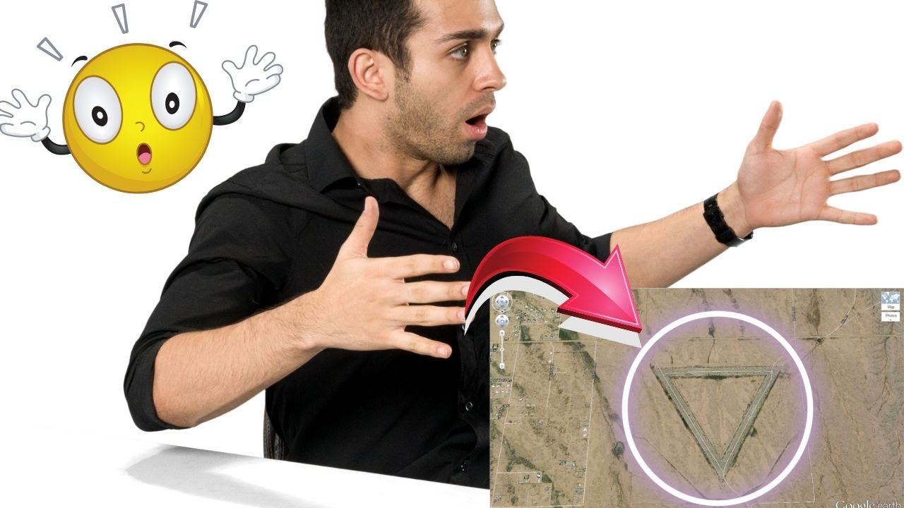 Finding Giant Triangle Wittmann, Arizona, USA on Google earth maps in ...