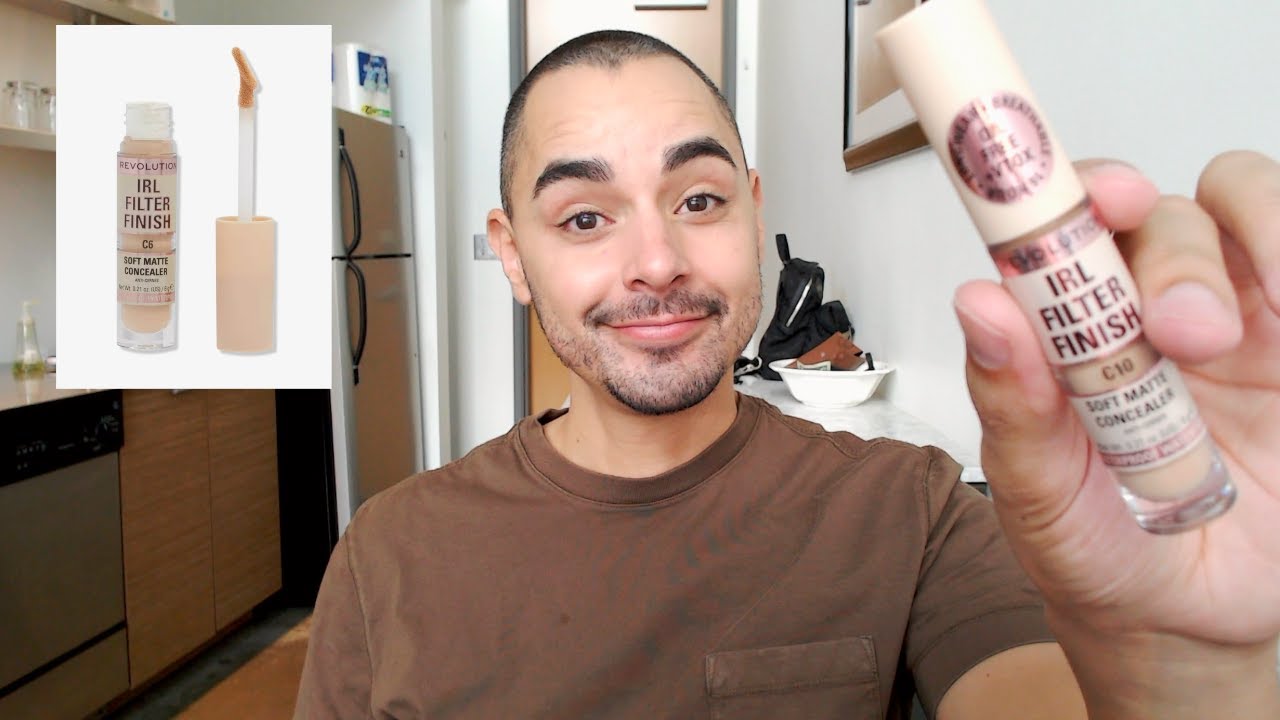 Makeup Revolution IRL Filter Finish Concealer - REVIEW - YouTube