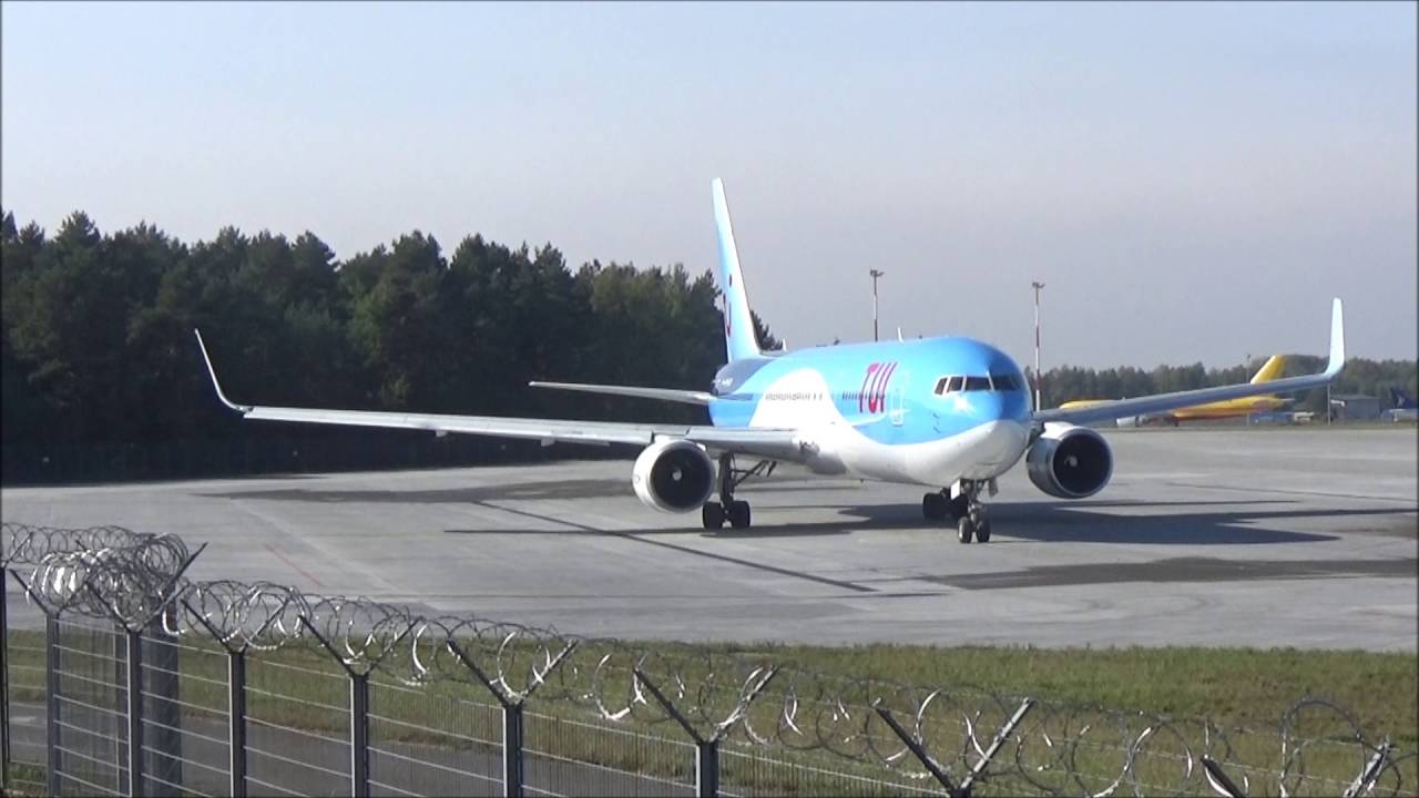Greetings from Orange - TUI Airlines NL's Boeing 767-300ER at Katowice ...