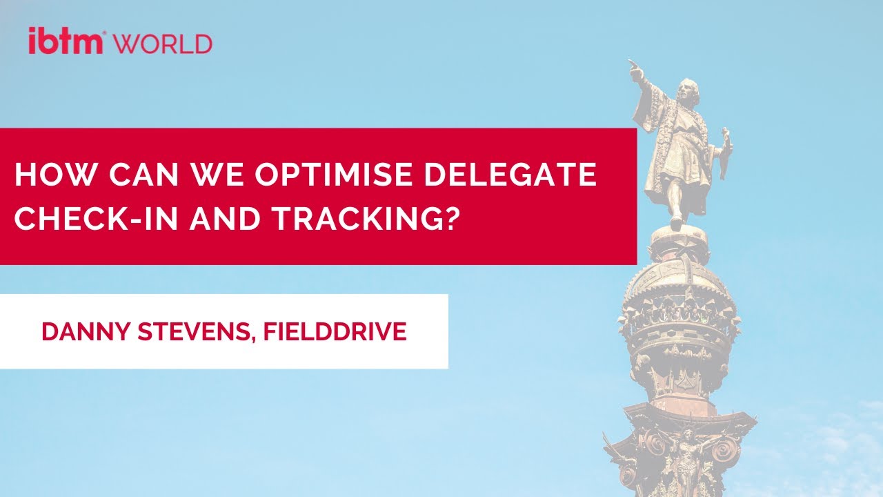 How can we optimise delegate check-in and tracking? - YouTube