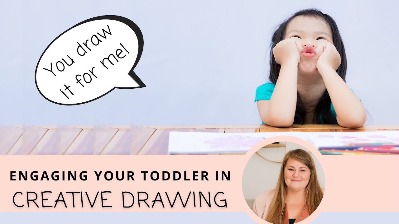 Deeply engage your toddler in CREATIVE DRAWING with these 3 tips - YouTube