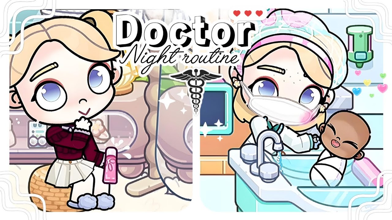 My Night routine as a Doctor👩🏼‍⚕| Avatar World - YouTube