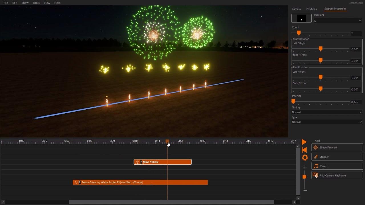 Simple Pyrotechnic Show Planning and Visualization with FWsim Pro - YouTube