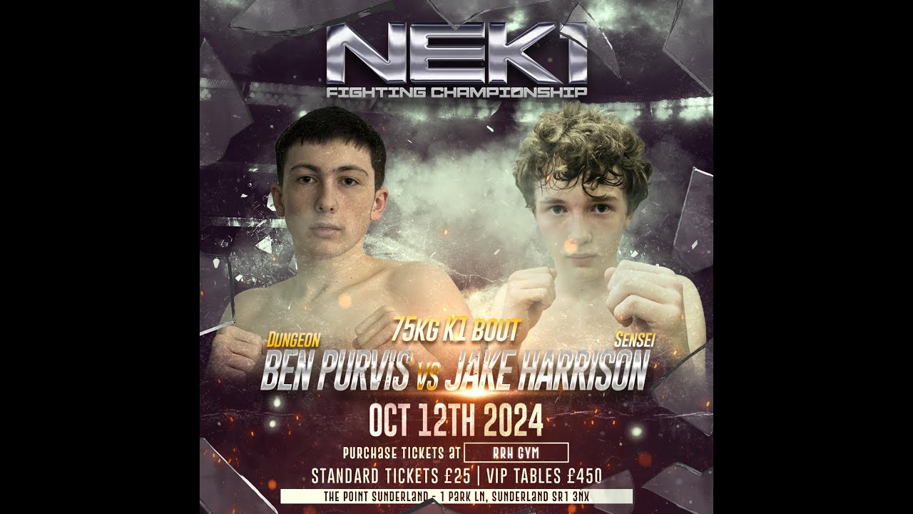 7) JAKE HARRISON vs BEN PURVIS [Full Fight] NEK1 At The Point 12/10 ...