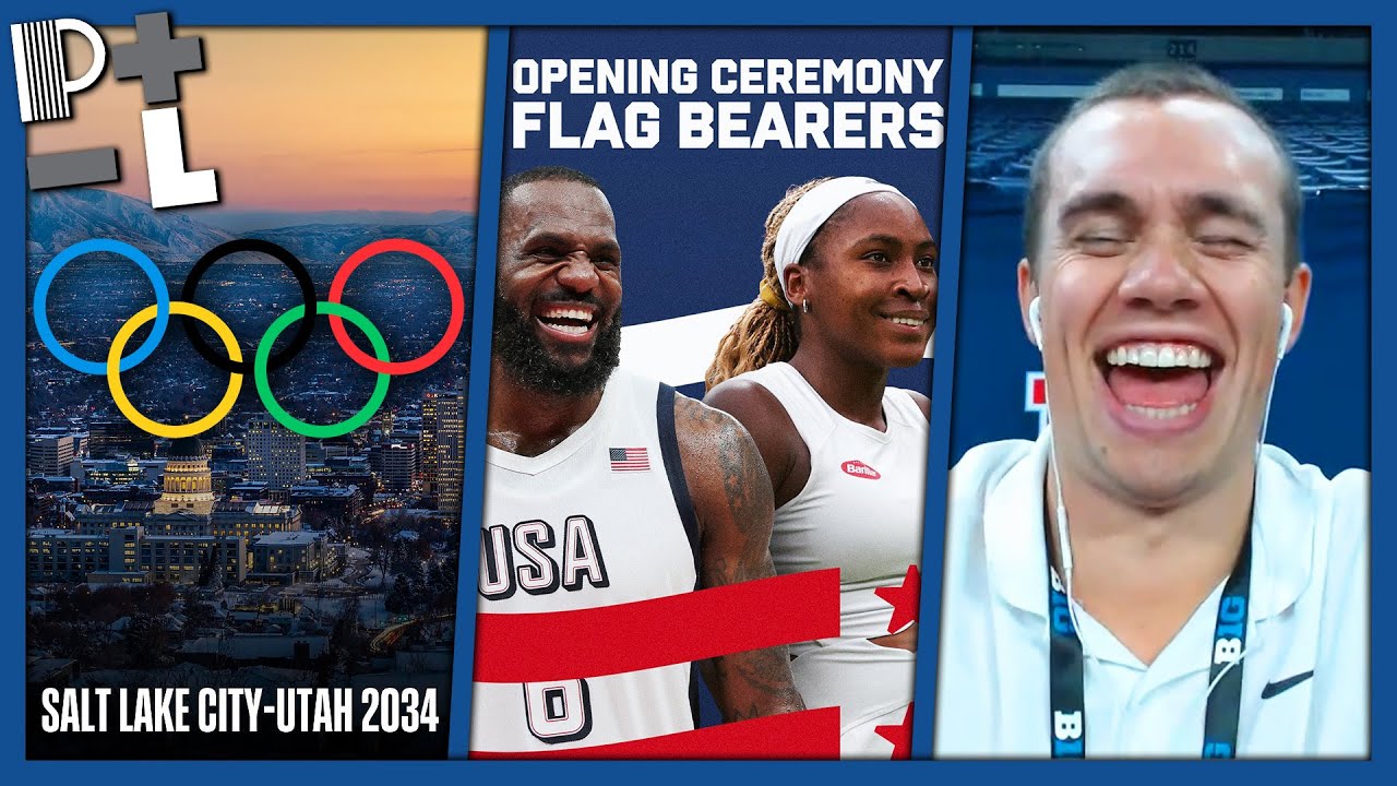 Olympics Return to Salt Lake City, LeBron & Coco Gauff Flag Bearers ...